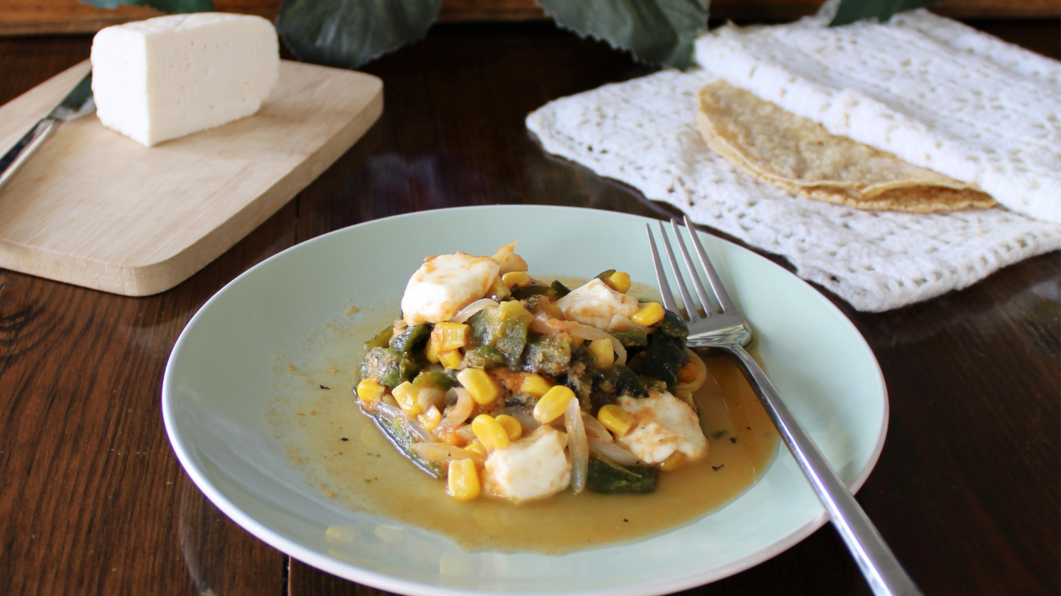 Rajas con queso y elote en 15 minutos - Erika Zarazua, Ingeniera en Casa